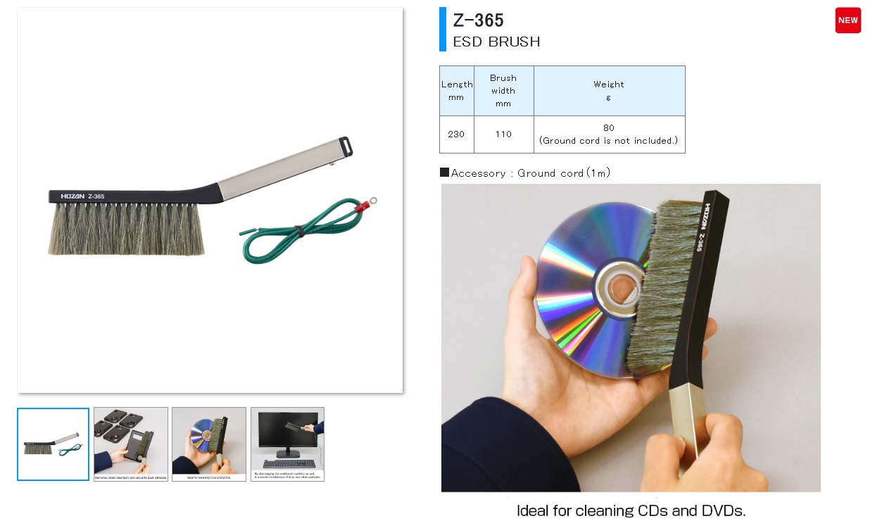 Ichiban Precision Sdn Bhd - Hozan - Hozan ESD Brush